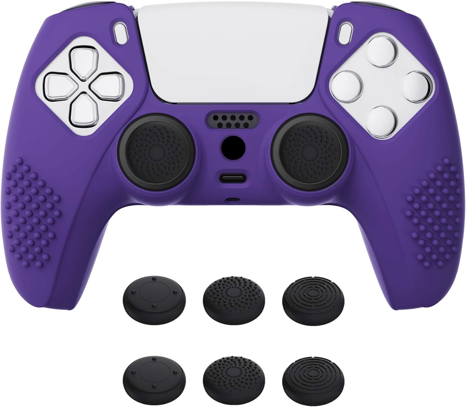 eXtremeRate PlayVital Case for PS5 Controller, Case Non-Slip Protective ...