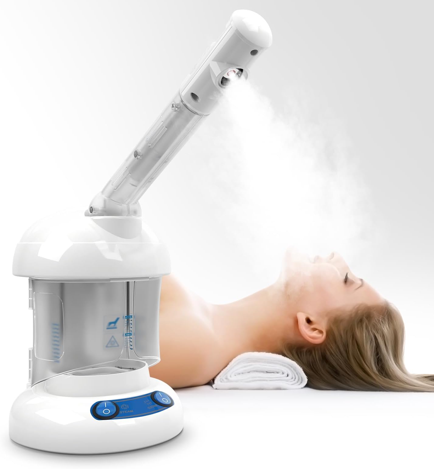Amazon.com: Mini Facial Steamer for Salon and spa,Desk Ozone Spa Face ...