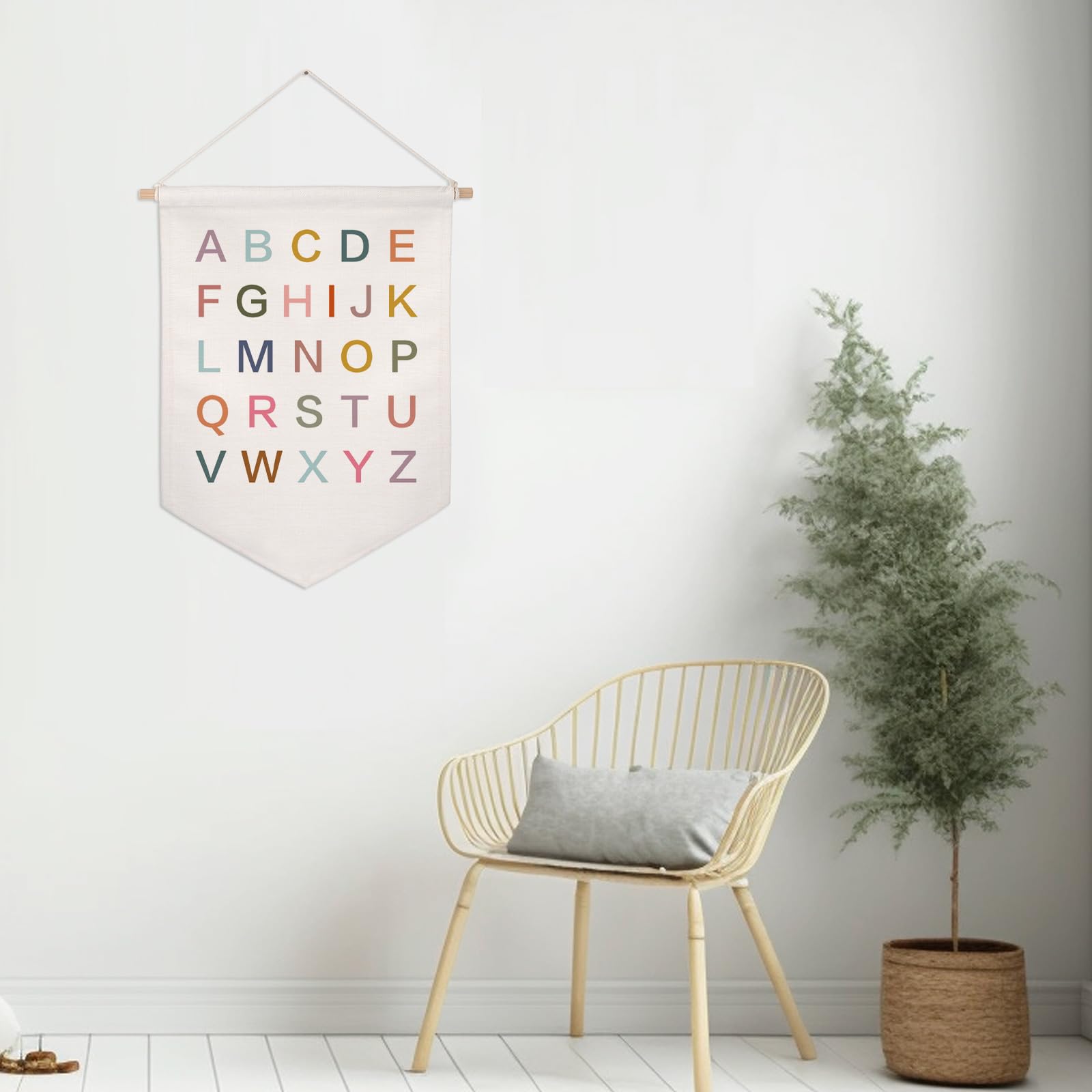 Snapklik.com : Rainbow Alphabet Fabric Poster, Handwriting Chart Poster ...