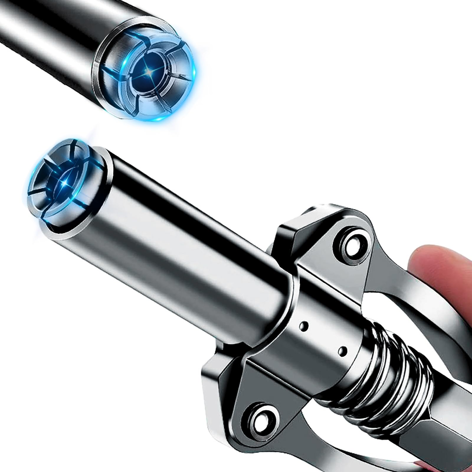 Amazon.com: Grease Gun Coupler Grease Gun Tips,Quick Lock Double ...