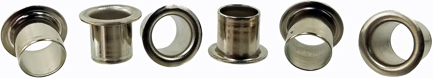 Amazon.com: 6pcs. 1/4" Nickel Press-Fit Tuner Bushings/Ferrules ...