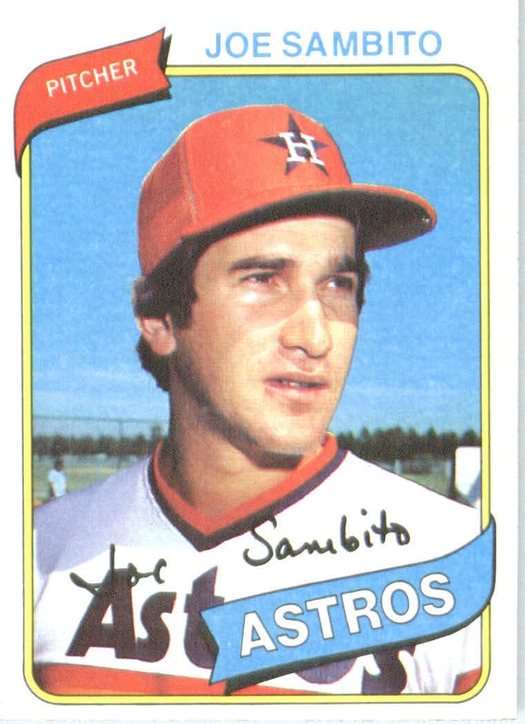 Amazon.com: 1980 Topps Baseball Card #571 Joe Sambito : Collectibles ...