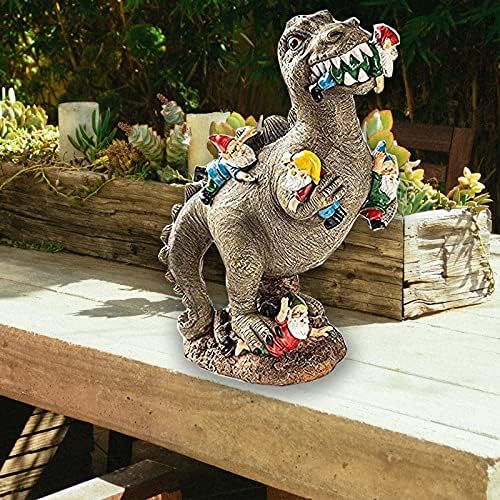 Amazon.com: qumHmup Garden Gnomes with Alien Figurine, Polyresin ...