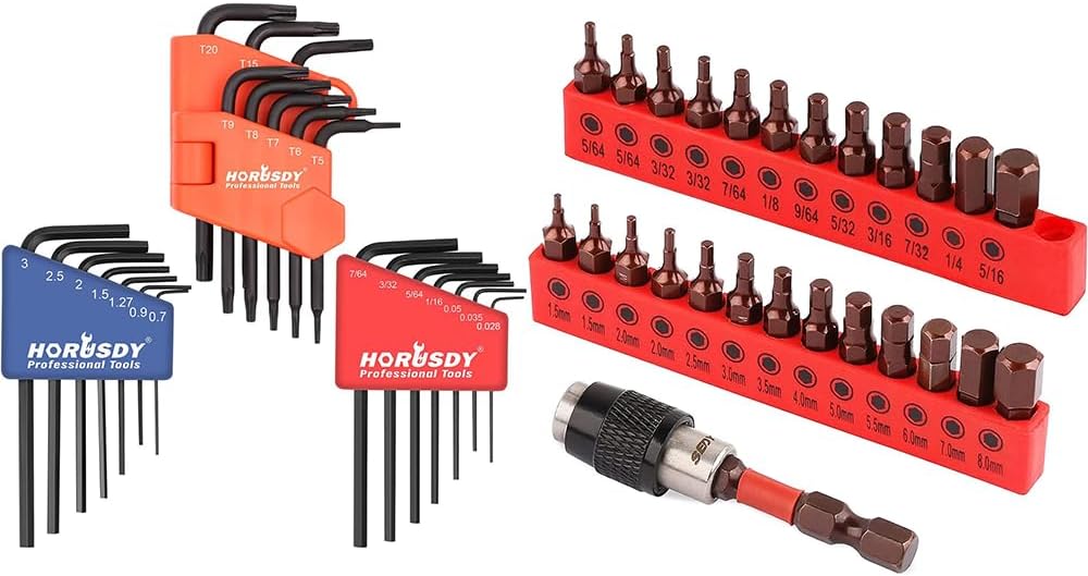 25-Piece Hex Bit Set & 22 Piece Mini Hex Key Allen Wrench Set - Amazon.com