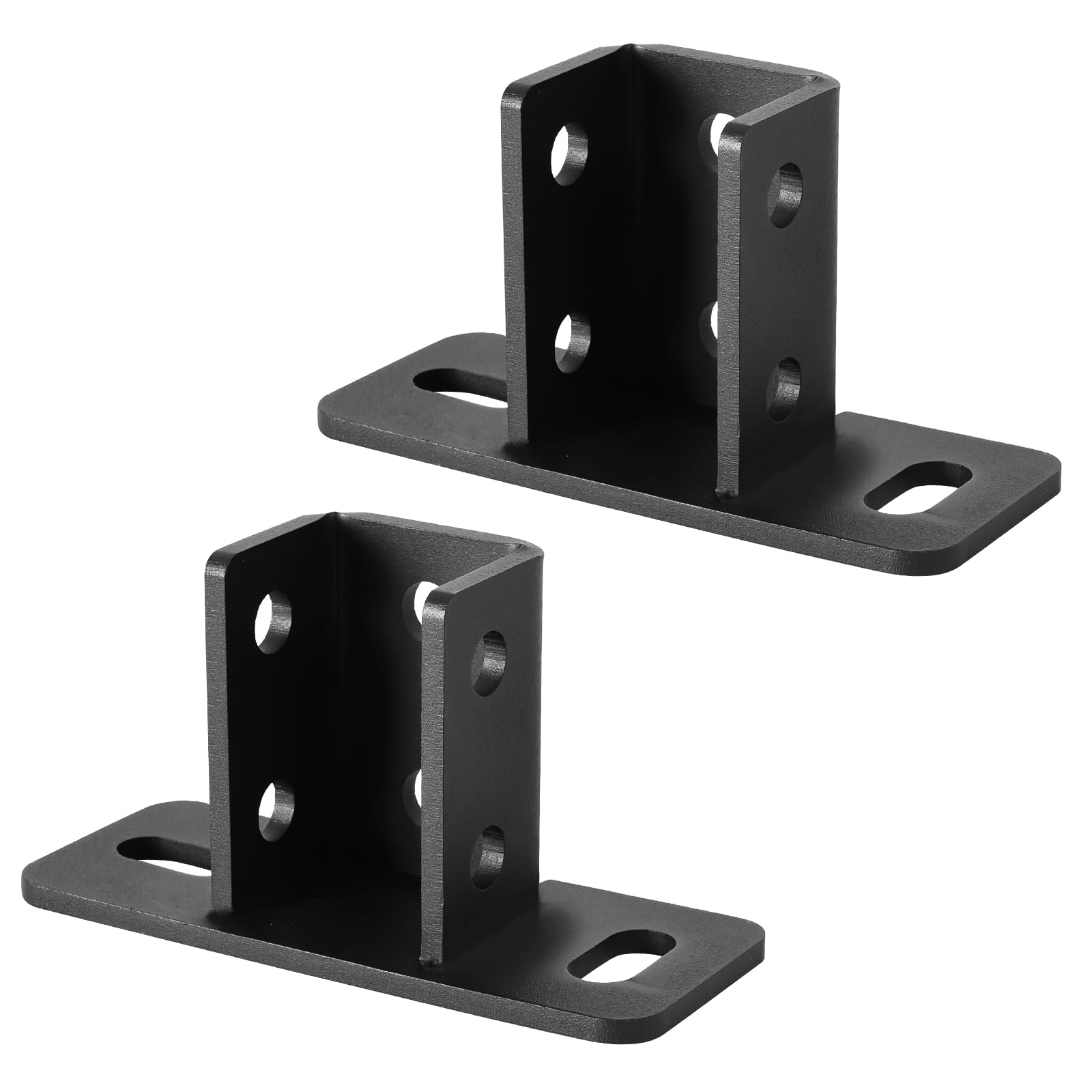 Snapklik.com : 2 Pcs 2 Slotted Hole U Post Base Strut Mount Fit For 1-5 ...