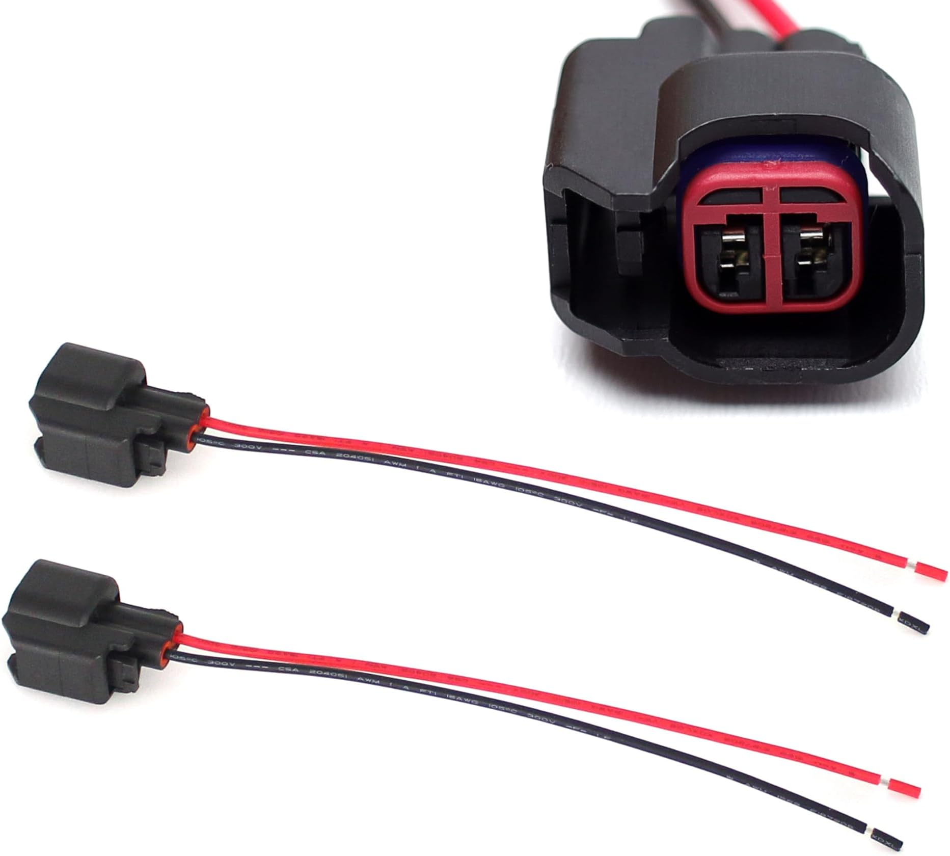 Amazon.com: iJDMTOY 2pc IP67 Waterproof 2-Pin ABS Wheel Speed Sensor ...
