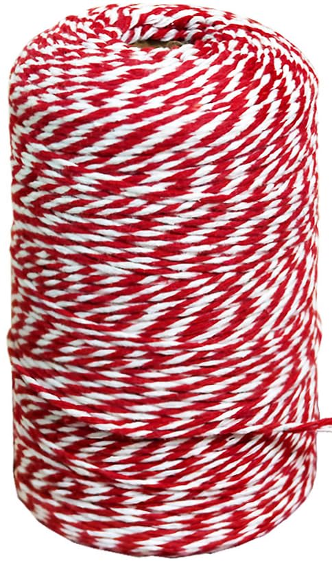 Amazon.com: SORDIM Cotton Twine String, 656 Feet Holiday Bakers Twine ...