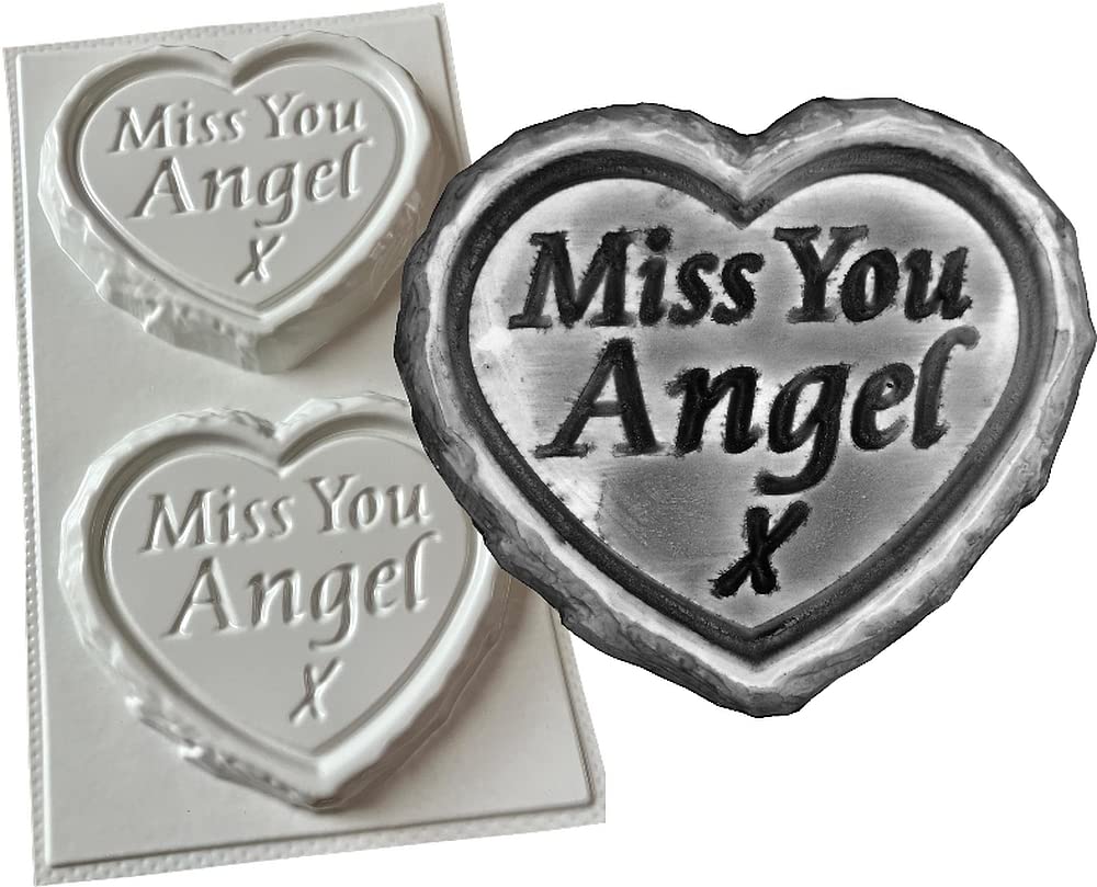 Angel Miss You Small Concrete Moulds Grave Markers Memorial Stones ...