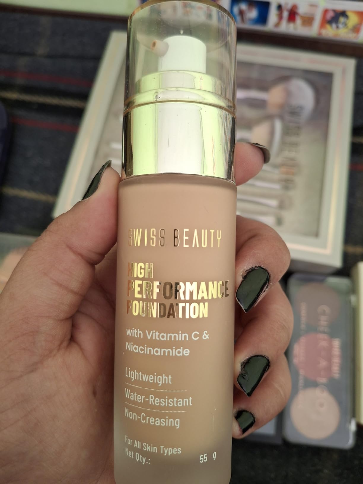 Buy SWISS BEAUTY High Performance Foundation | Water-Resistant | Medium To Buildable Coverage ...