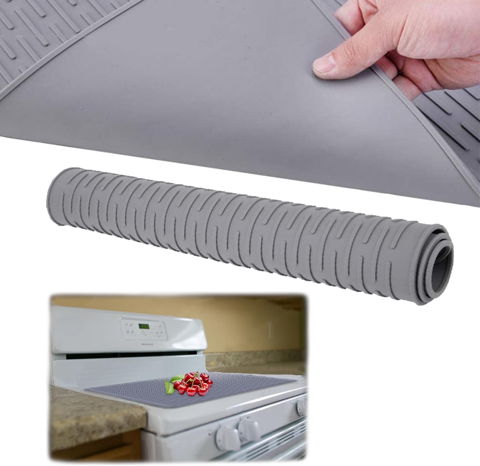 Silicone Hob Cover Mats, Induction Hob Protector, Cooktop Scratch ...