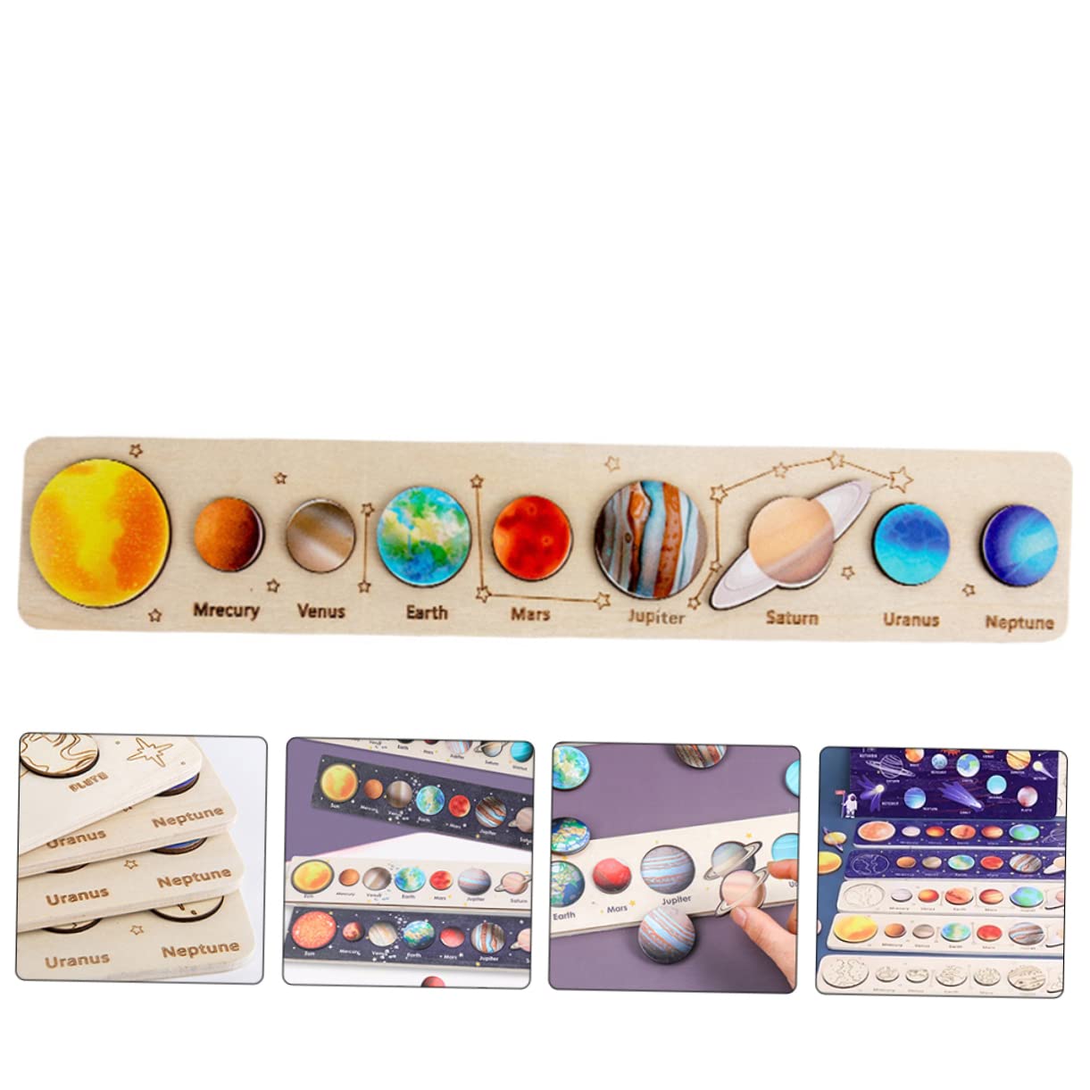 Snapklik.com : 1Set Solar System Puzzle For Educational Years Planet ...