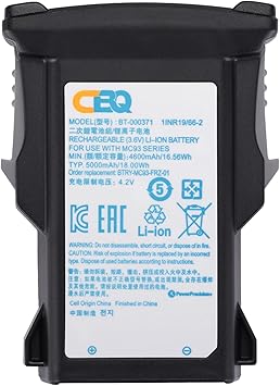 Amazon.com: CBQ Replacement Battery fit for Zebra MC93 MC930 MC9300 ...