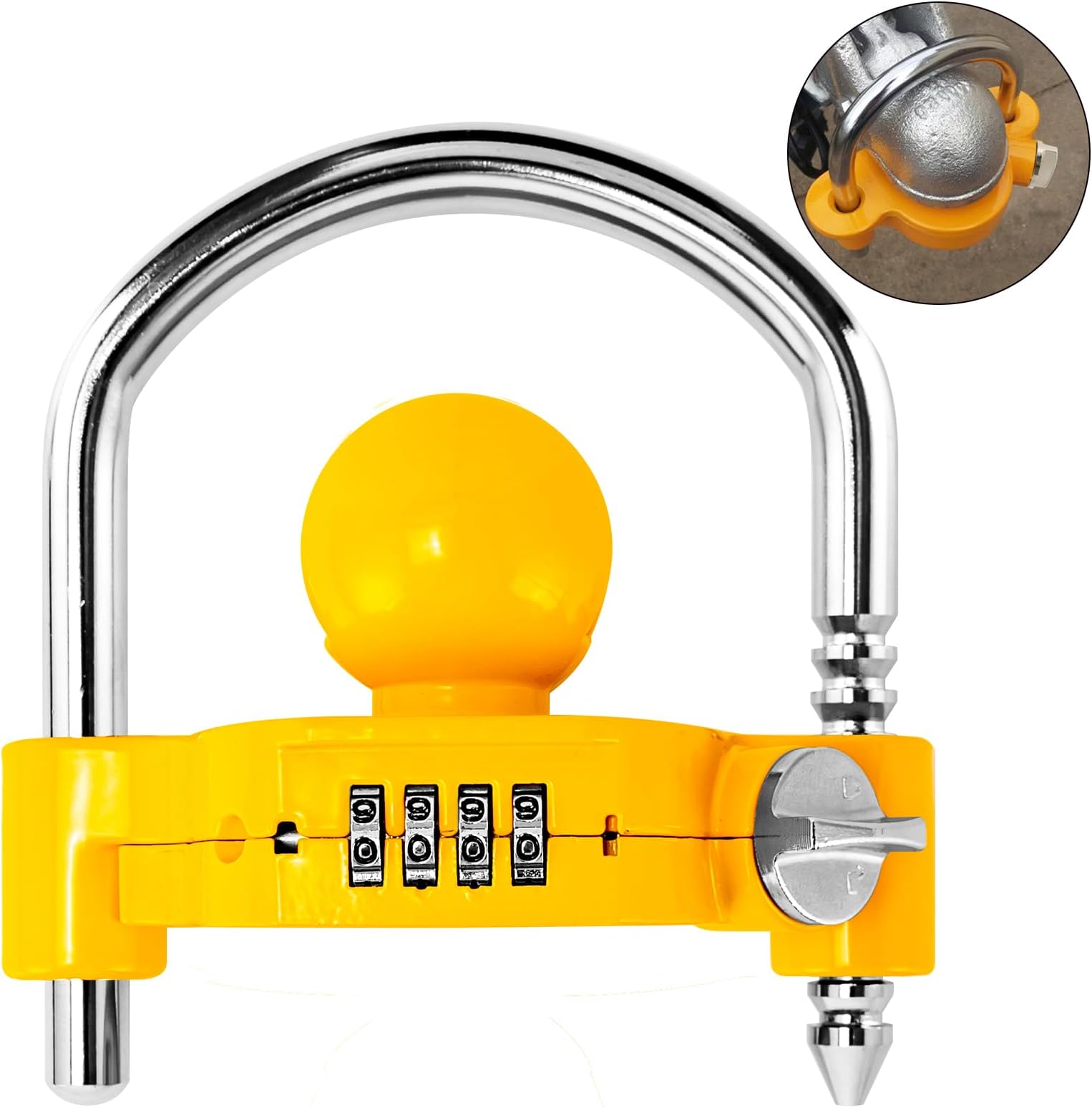 Amazon.com: SUNPIE Trailer Hitch Locks Universal Trailer Locks Ball ...