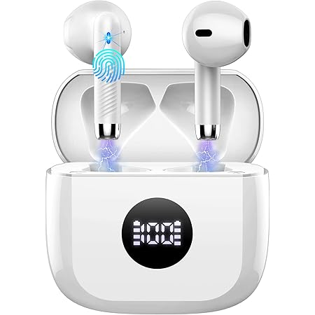 Amazon.com: Wireless Earbuds, Bluetooth 5.3 Ear Buds LED Power Display ...
