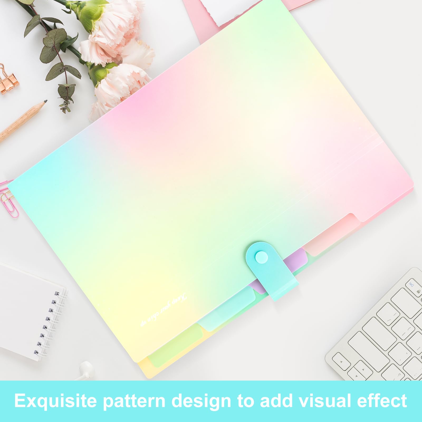 Snapklik.com : Ddaowanx Expanding File Folder, Letter A4 Size Accordion ...