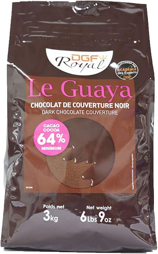 Amazon | 【 製菓用 】 DGF Le Guaya ( ロワイヤル グアヤ ノワール ) カカオ64% 3kg フランス産 製菓用チョコレート | DGF | 製菓用チョコレート 通販