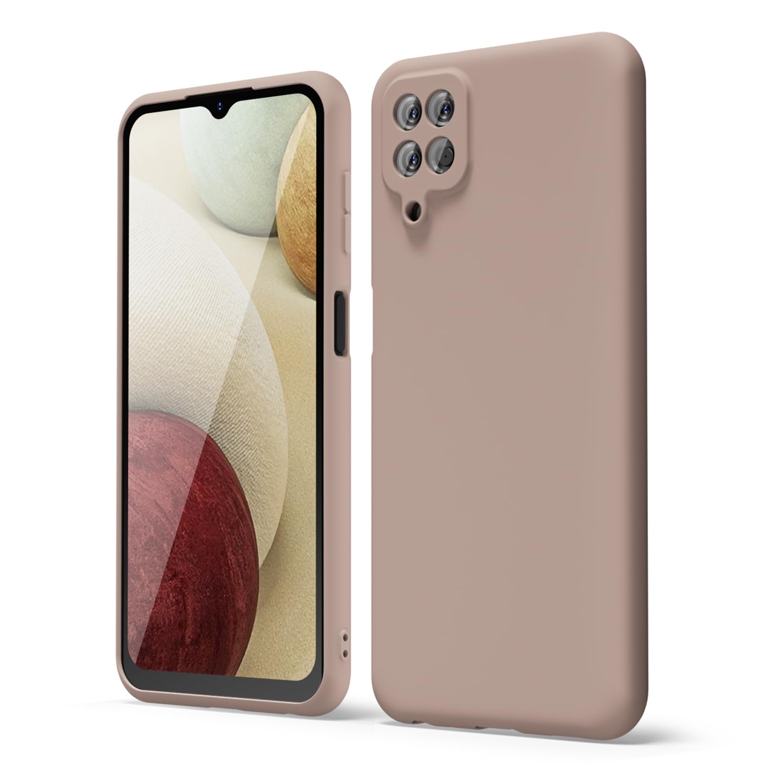 Amazon.com: oakxco for Samsung Galaxy A12 Phone Case Liquid Silicone ...
