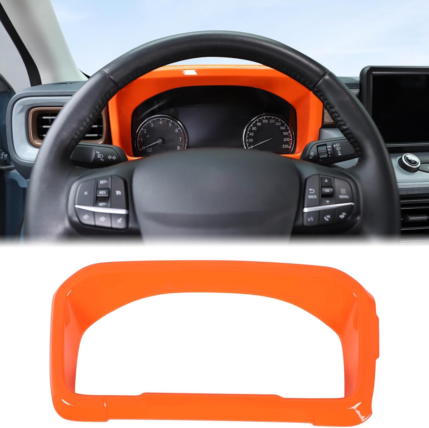 Amazon.com: Aunginsy Center Console Dashboard Meter Panel Trim Frame ...