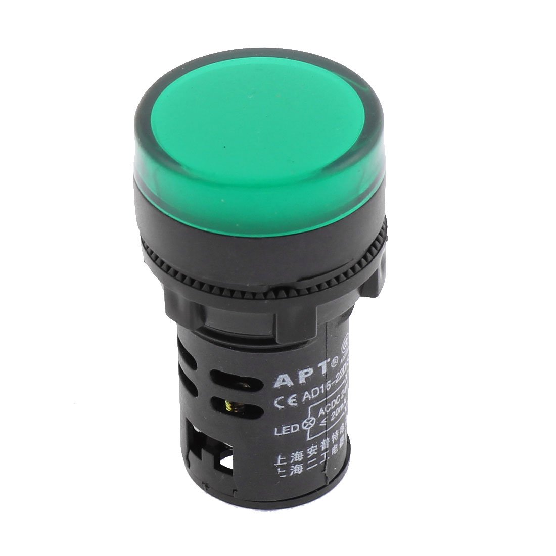 Generic AD16-22D/S AC/DC 24V 20MA Green LED Indicator Pilot Signal ...