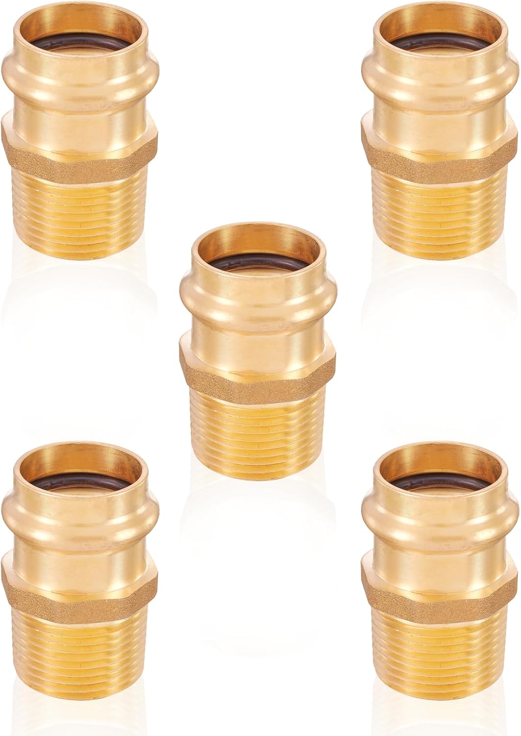 Amazon.com: GUOFIS Press Fittings Adapter,3/4" Press Fit x 3/4" Male ...