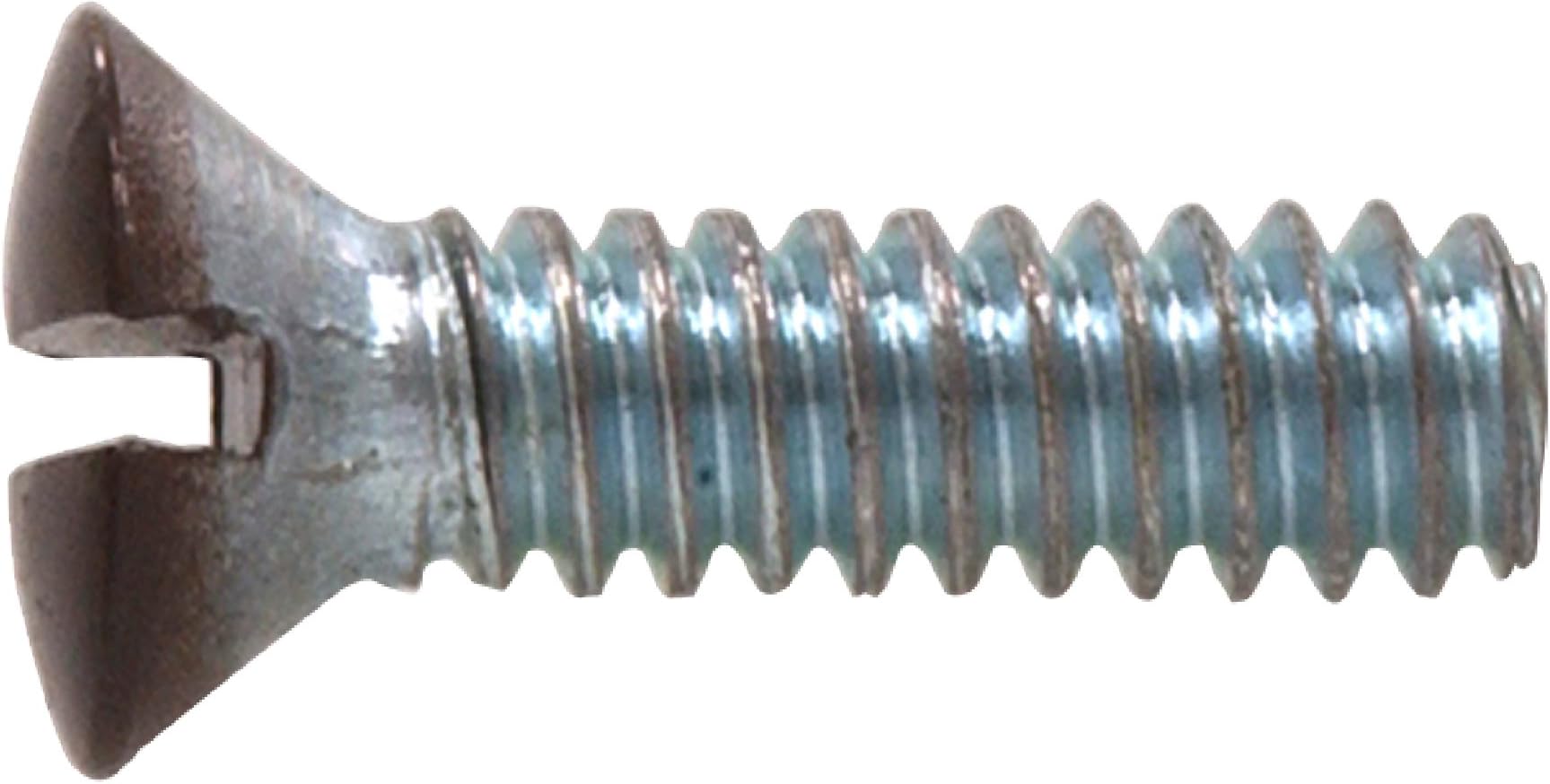 Amazon.com: Hillman 4189 White Electrical Switch Plate Screw 6-32 x 1 ...