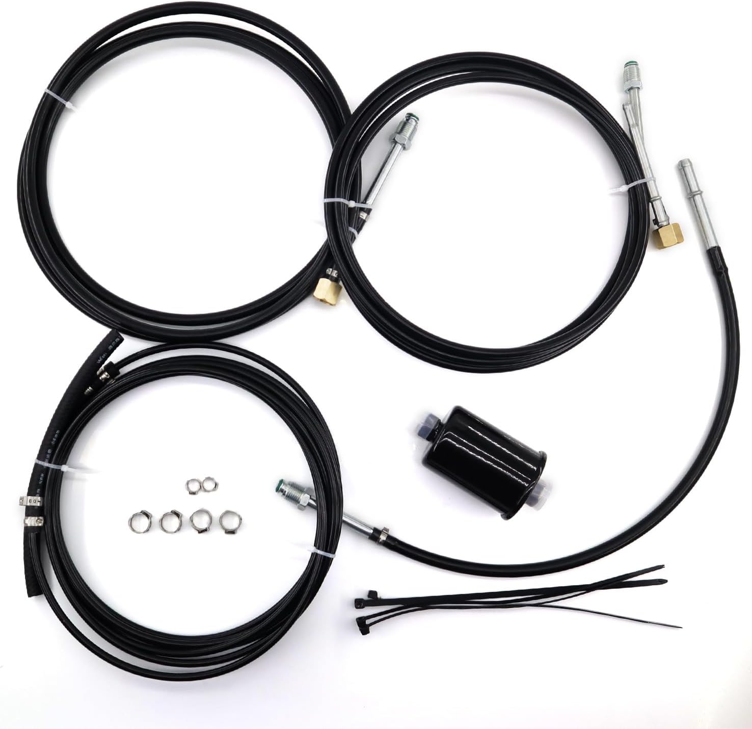 NFR0013 Nylon Fuel Line Replacement Kit Compatible With 1988 1989 1990 ...
