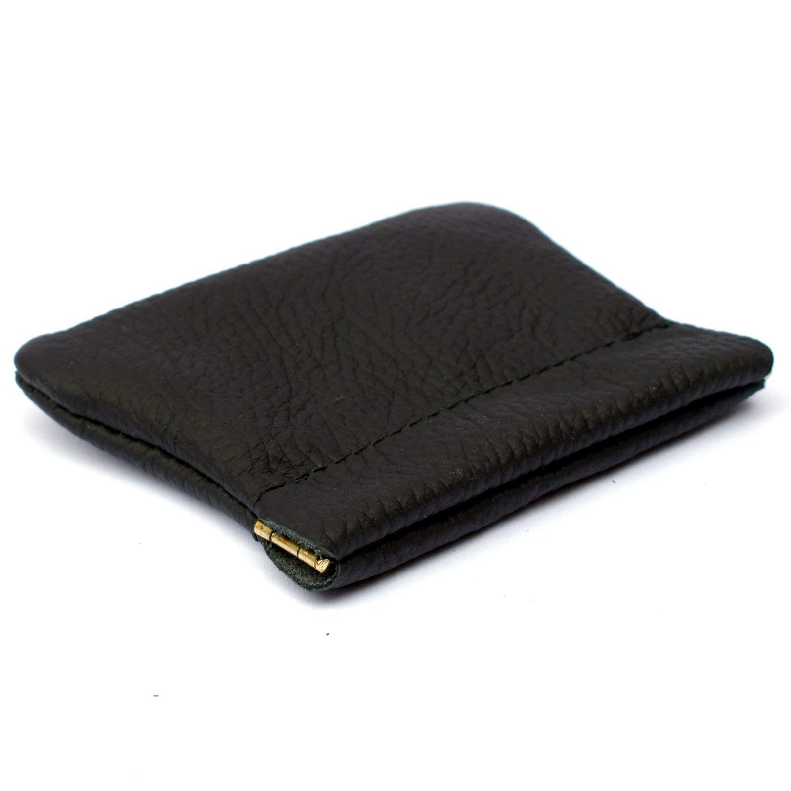 Multicoloured Small Wallet Unisex Leather Coin Pouch - Mini Change ...