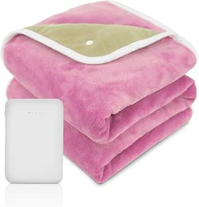 Amazon.com: USB Heated Blanket Throw Battery Operated 30"x40" Portable ...