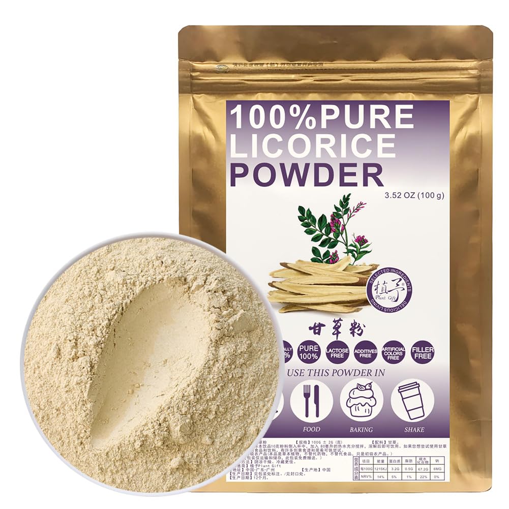 Amazon.com : 100% Pure Licorice Powder 甘草粉 100g/3.52oz Licorice Root ...
