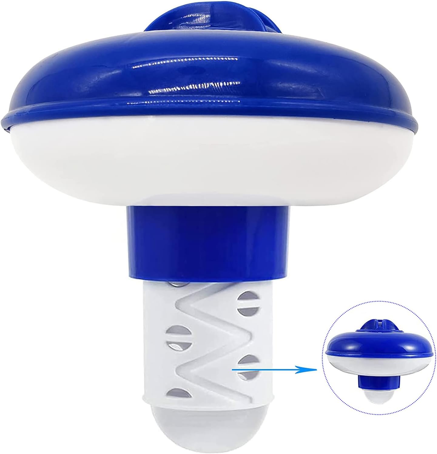 Floating Dispenser Chlorine Tablets Hot Tub Swimming Pool Spa, Floating ...