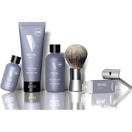 Amazon.com: Bevel Safety Razor & Shaving Brush Display Stand with Non ...