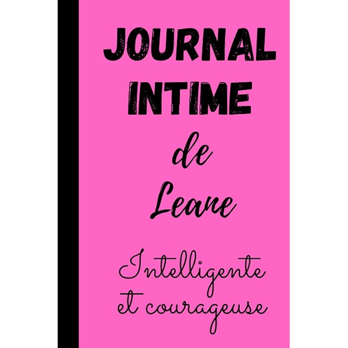 Buy Journal intime de Leane: Carnet de notes personnalisé prénom Leane ...