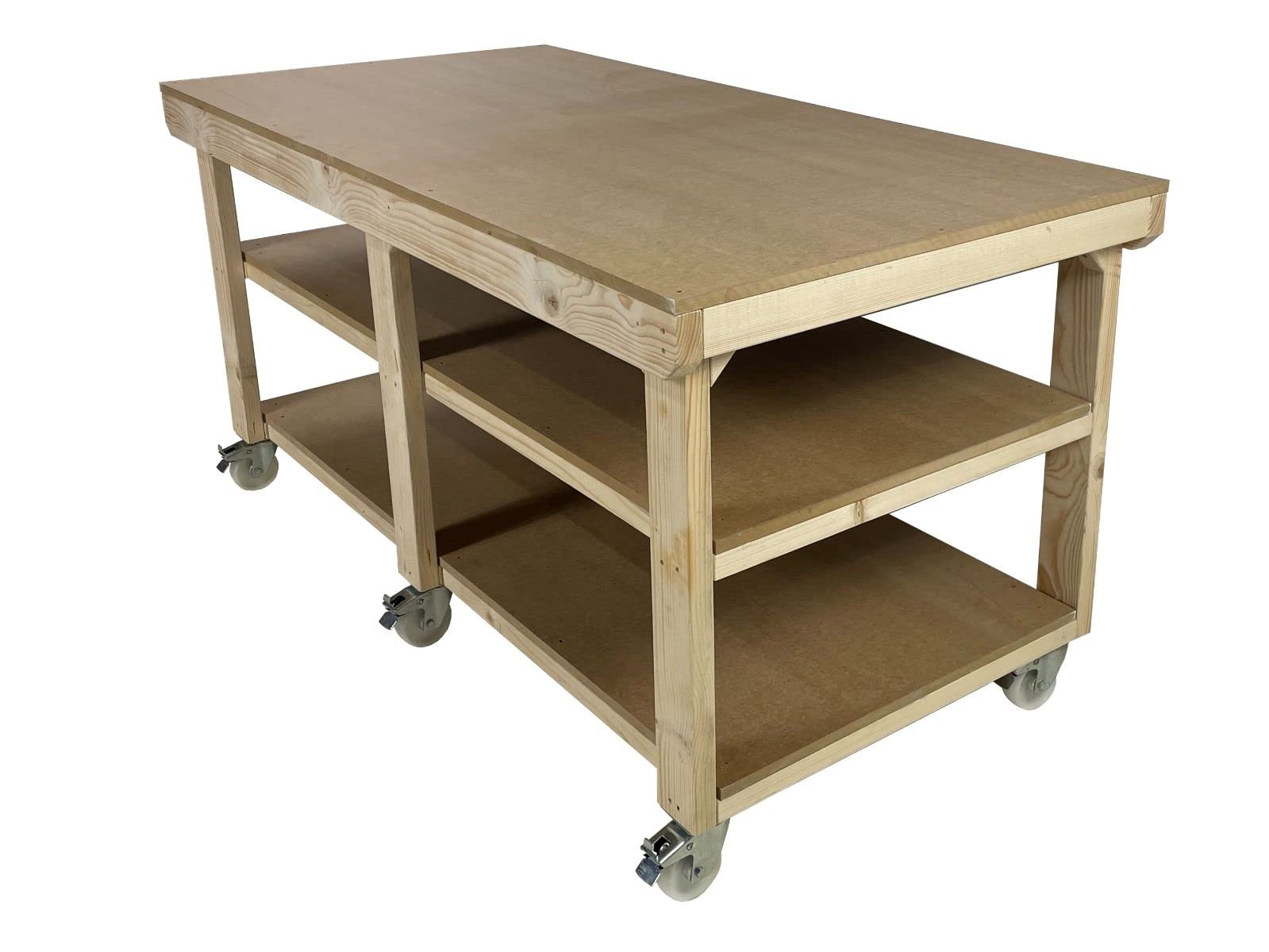 Industrial Work Tables With Wheels