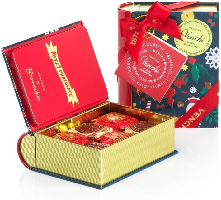 Amazon.com : Venchi - Bunny-Shaped Gift Tin with Assorted Chocolate ...