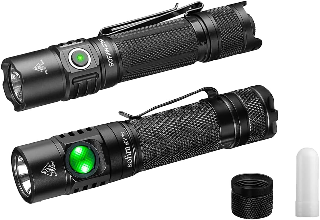 sofirn SP35T 3800 Lumens Pocket Flashlight Bundle SC31Pro 2000 Lumens ...