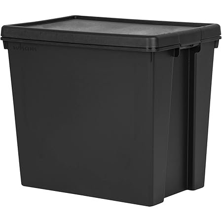 EXTRA LARGE CLEAR PLASTIC STORAGE BOX WITH LID 133 LITRE : Amazon.co.uk ...