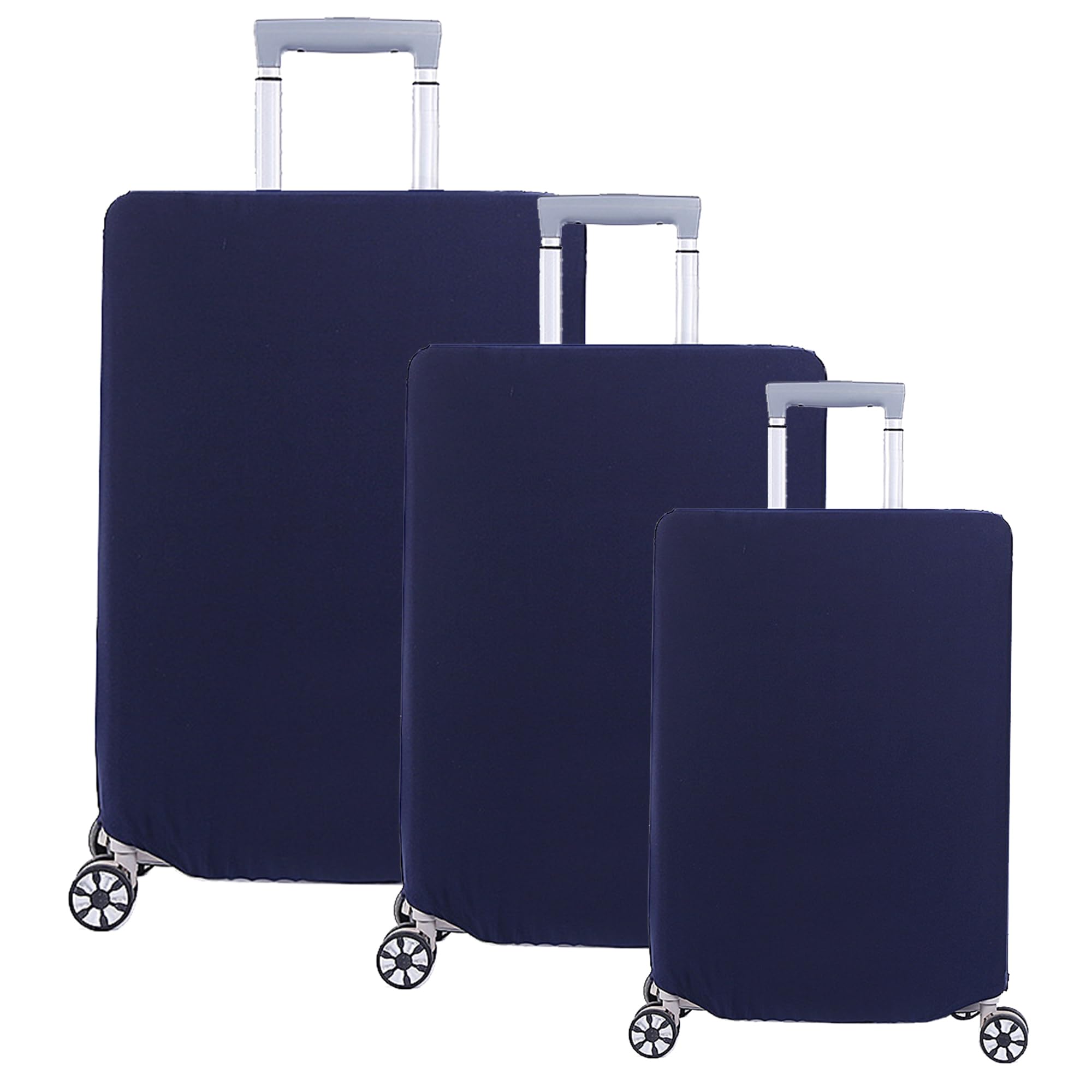 Gipoowaa 3 Pcs Travel Suitcase Covers, Durable & Washable High Elastic ...