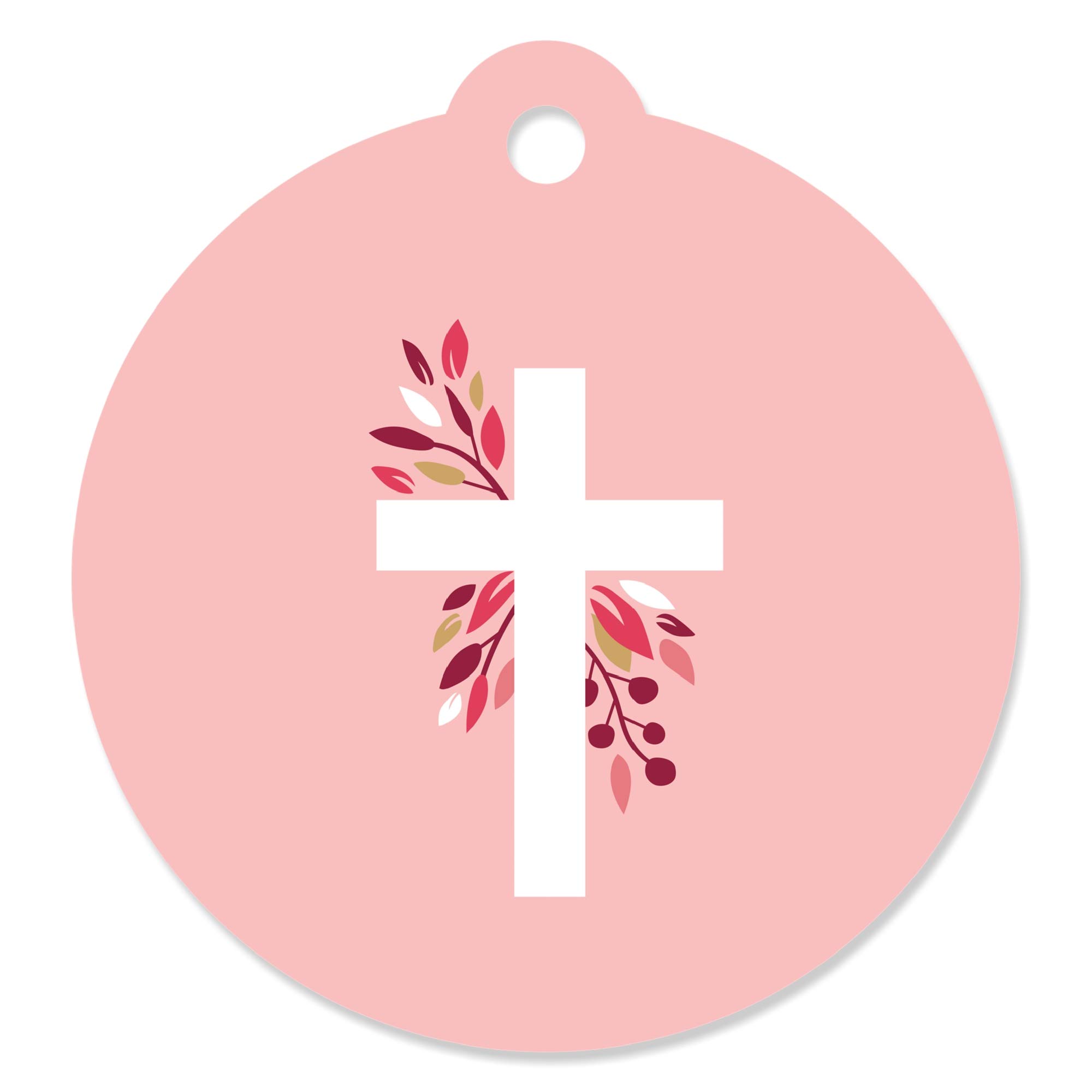 Pink Religious Cross Clip Art