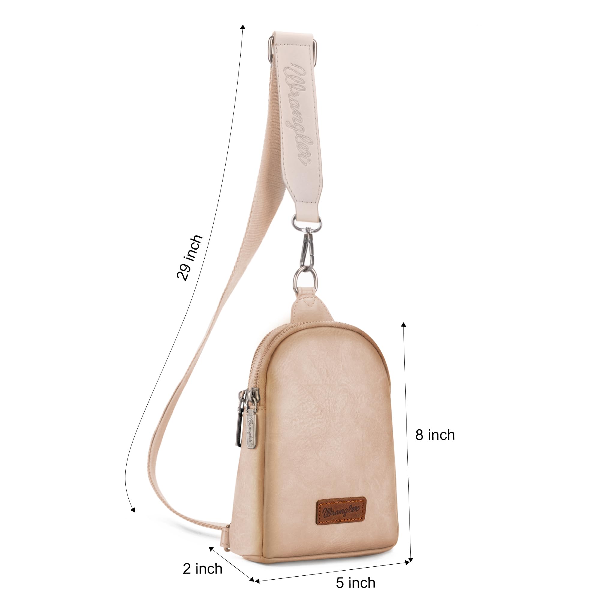 Snapklik.com : Wrangler Crossbody Sling Bag For Women Fanny Packs Chest ...