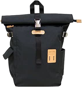 Amazon.com | Harvest Label Connect Rolltop Backpack Plus (Black ...