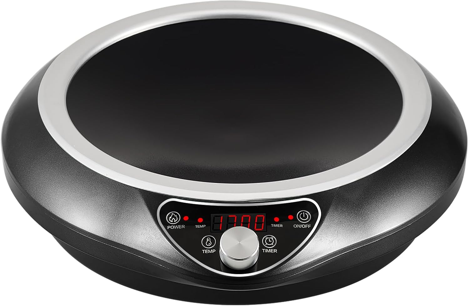 Amazon.com: Induction Wok Cooktop, Gastrogear 1700W Induction Wok ...