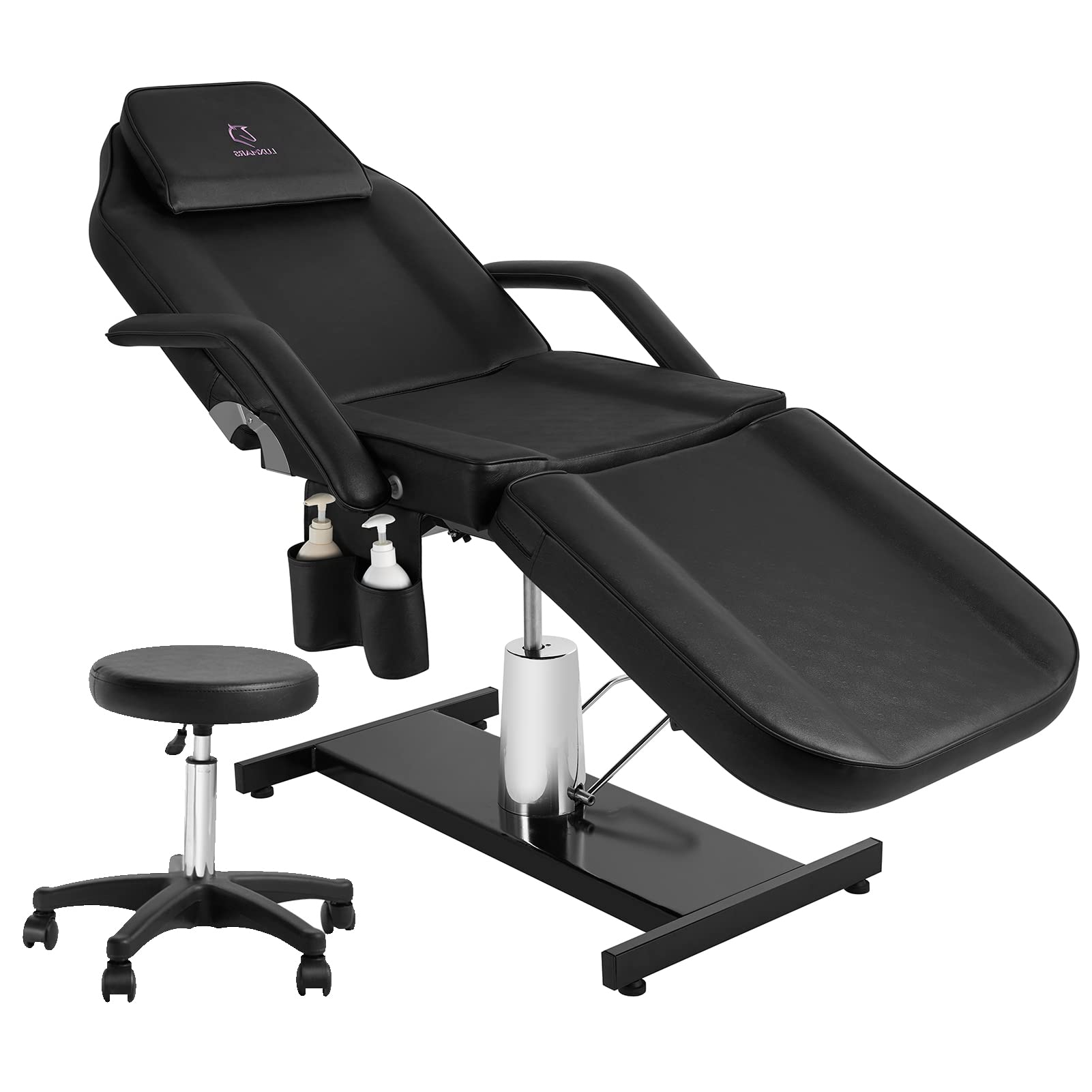 Amazon.com: LUXMARS Hydraulic Facial Chair Tattoo Chair Adjustable ...