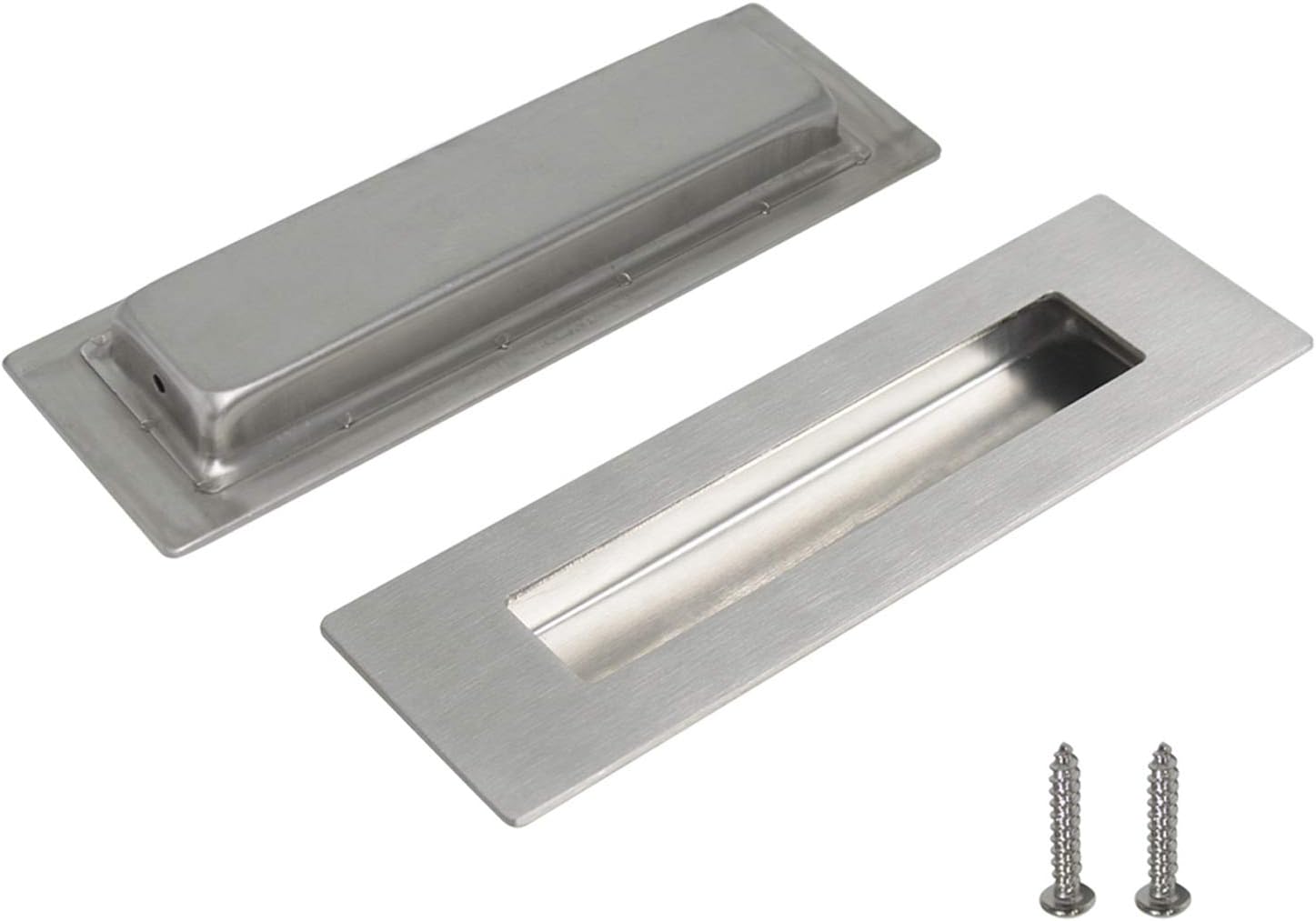 Amazon.com: 6 in Rectangular Recessed Sliding Door Handles Finger Pulls ...