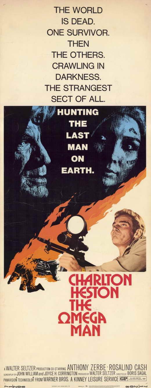 The Omega Man Poster The Omega Man DVD (2003) DVD LastDodo