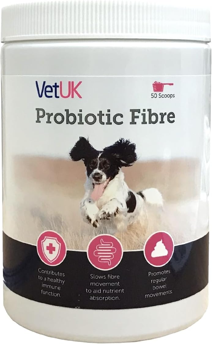 VetUK Probiotic Fibre for Dogs 500g : Amazon.co.uk: Pet Supplies