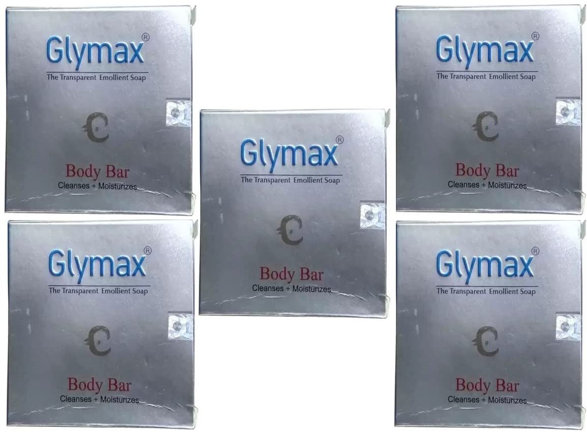 Buy Glymax Cleamses + moisturixes Body Bar (75gm) (Pack of 5) Online at ...
