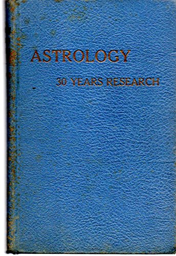 Astrology: 30 Years Research.: Doris Chase Doane: Amazon.com: Books