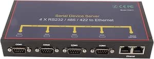 Amazon.com: RS232 to Ethernet IP Converter, 4 Ports RS485 RS422 to ...