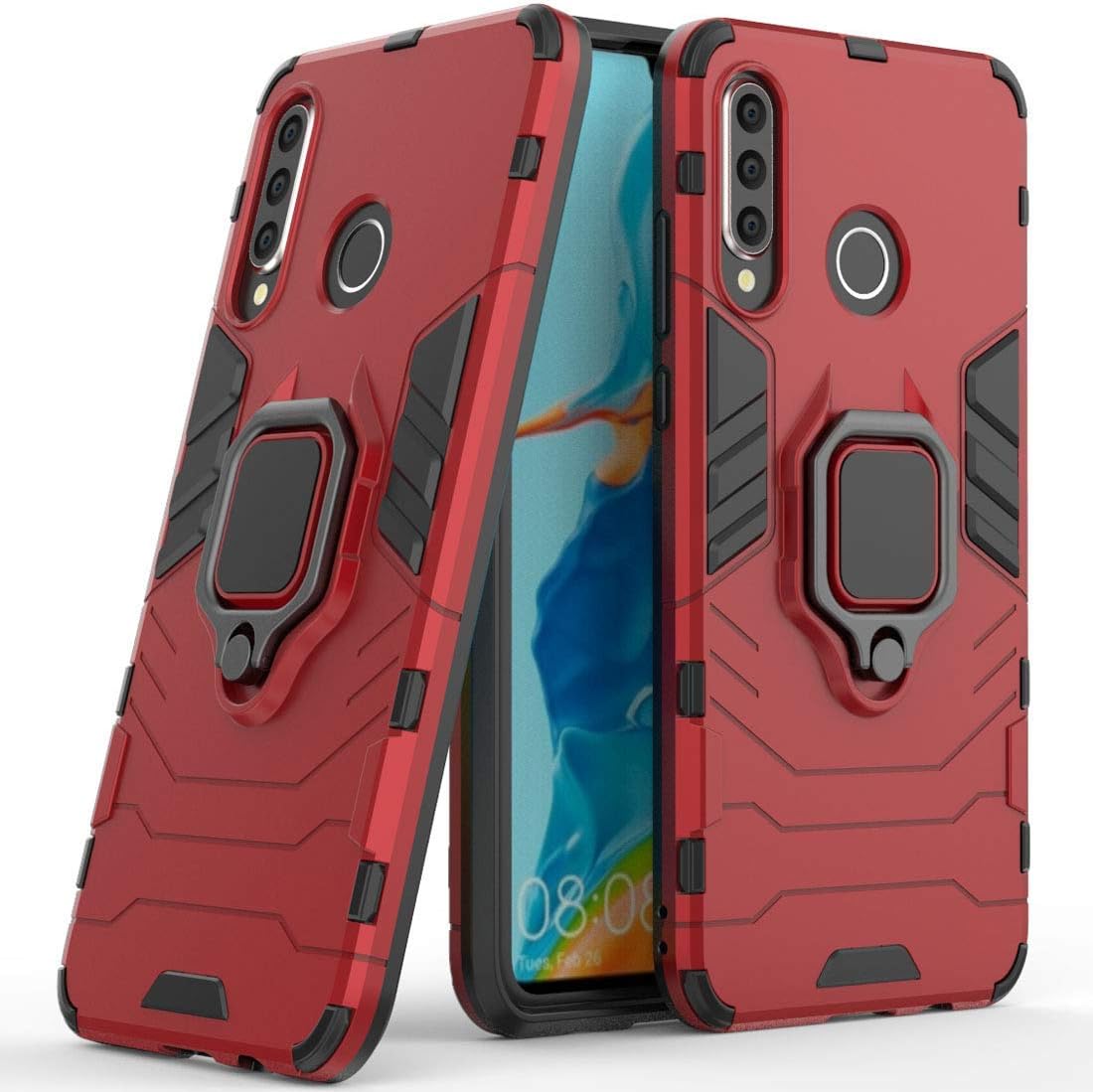 Amazon.com: Bpowe Huawei P30 Lite Case, Armor Tank Aluminum Metal ...