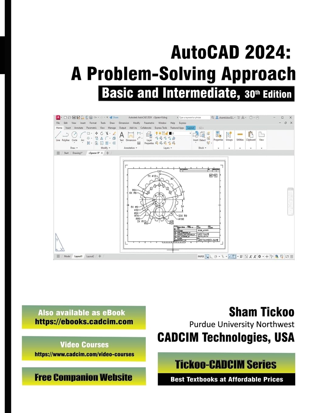 Buy AutoCAD 2024: A Problem - Solving Approach, Basic and Intermediate, 30th Edition Book Online ...